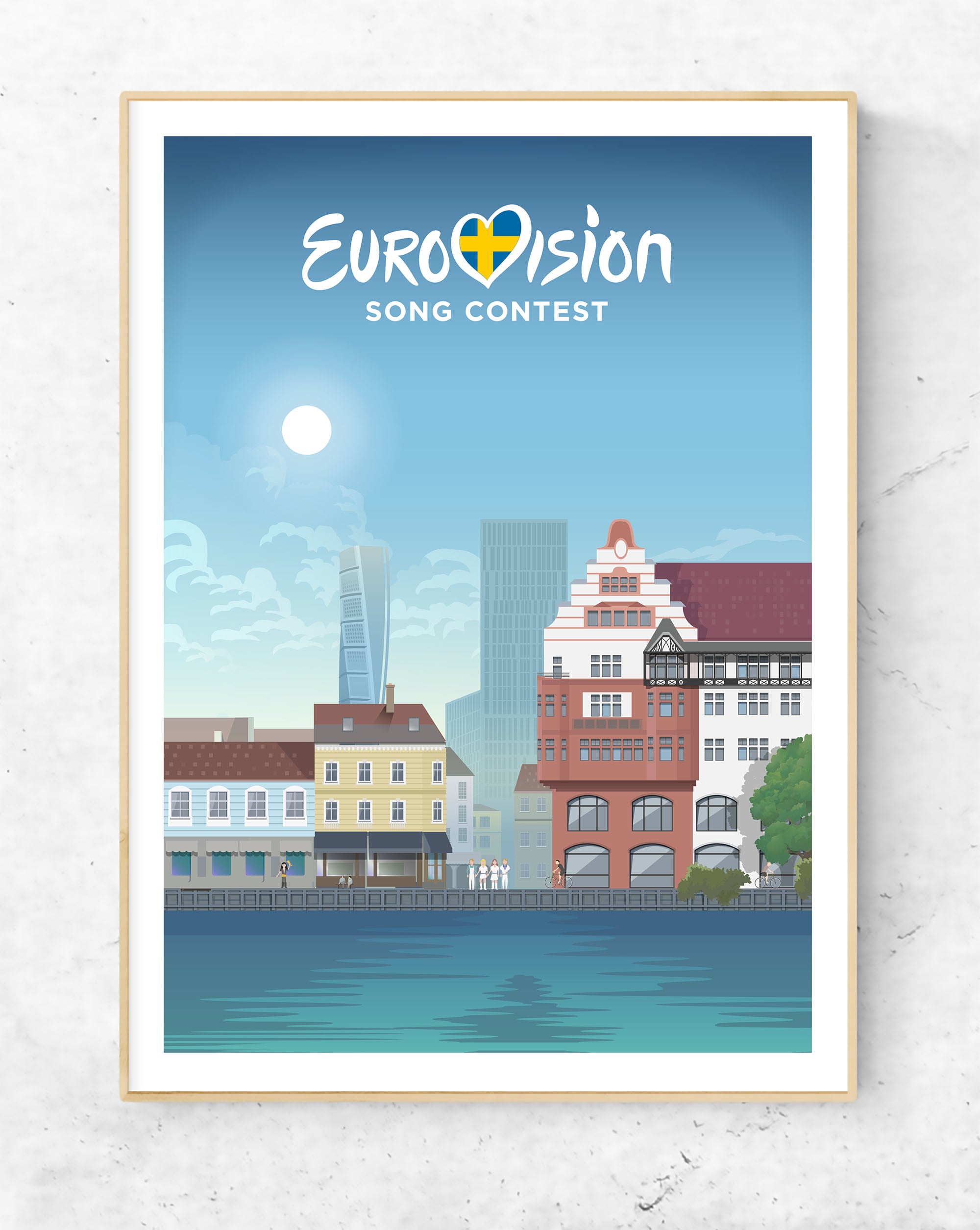 Eurovison 2024, Eurovision Poster, Sweden 2023, Malmo 2024 – Hill View ...