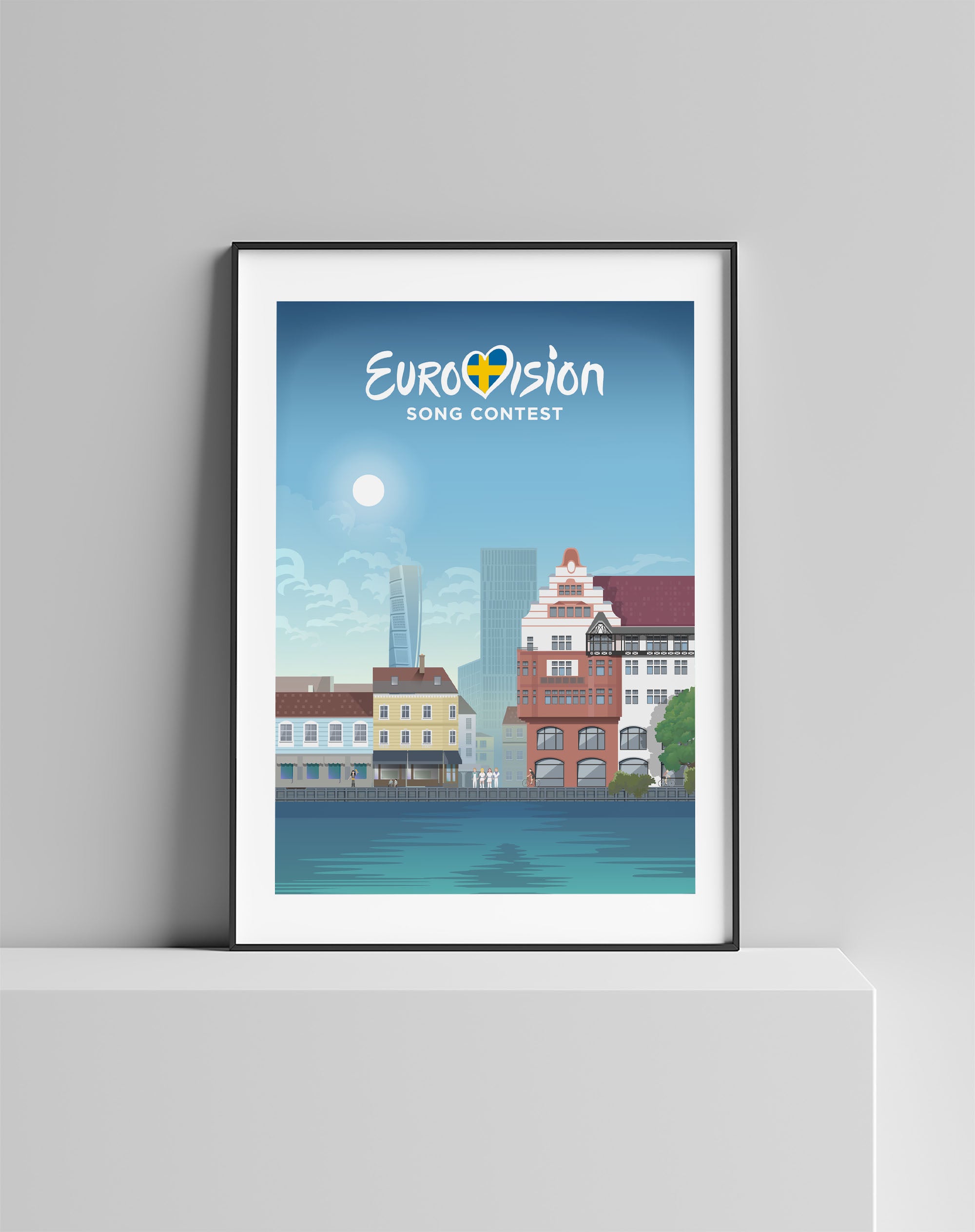 Eurovison 2024, Eurovision Poster, Sweden 2023, Malmo 2024 – Hill View ...