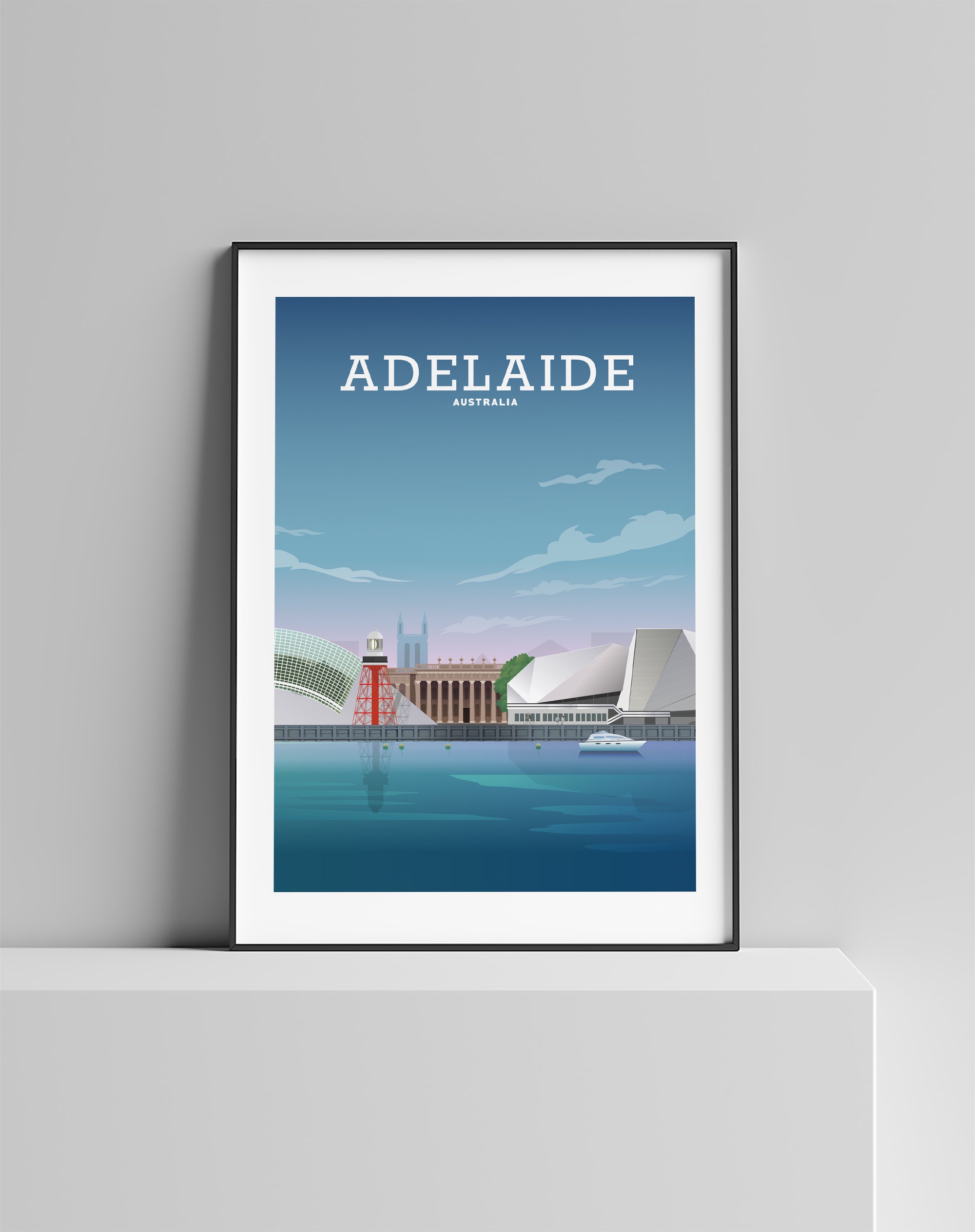 Adelaide Australia Print, Adelaide Poster – Hill View Prints