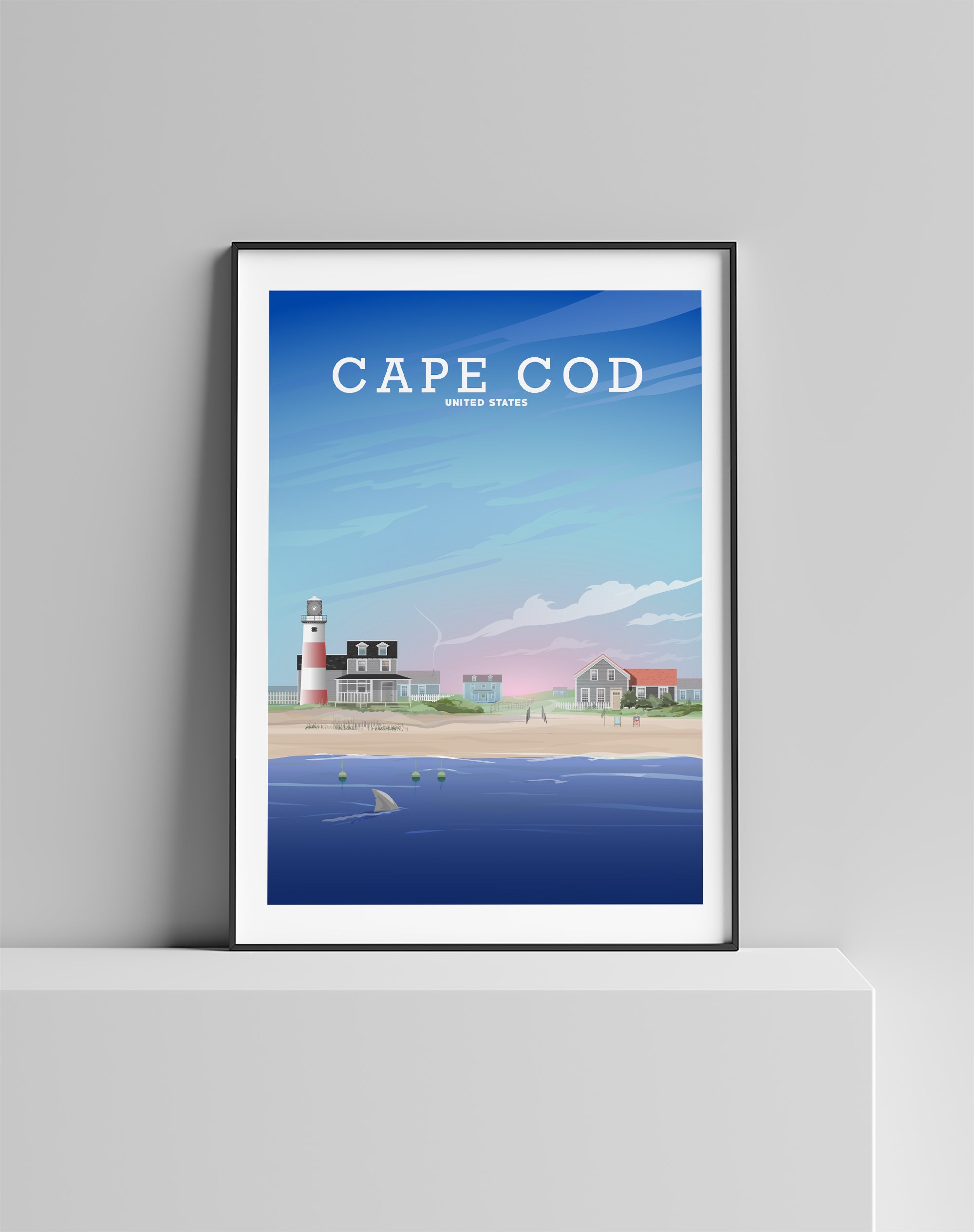 Cape Cod Print, New England Poster, Nantucket, Martha's Vineyard Art ...