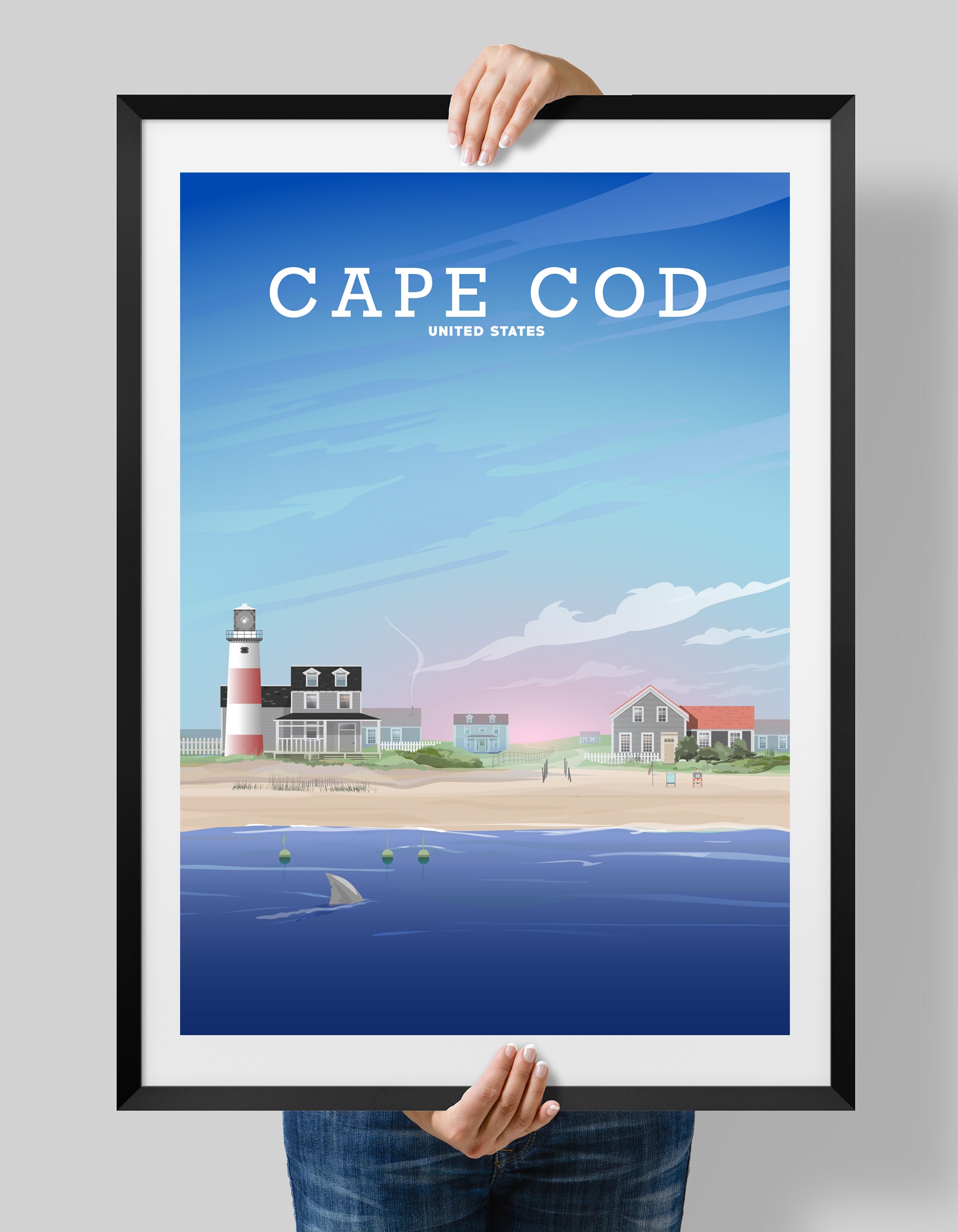 Cape Cod Print, New England Poster, Nantucket, Martha's Vineyard Art ...