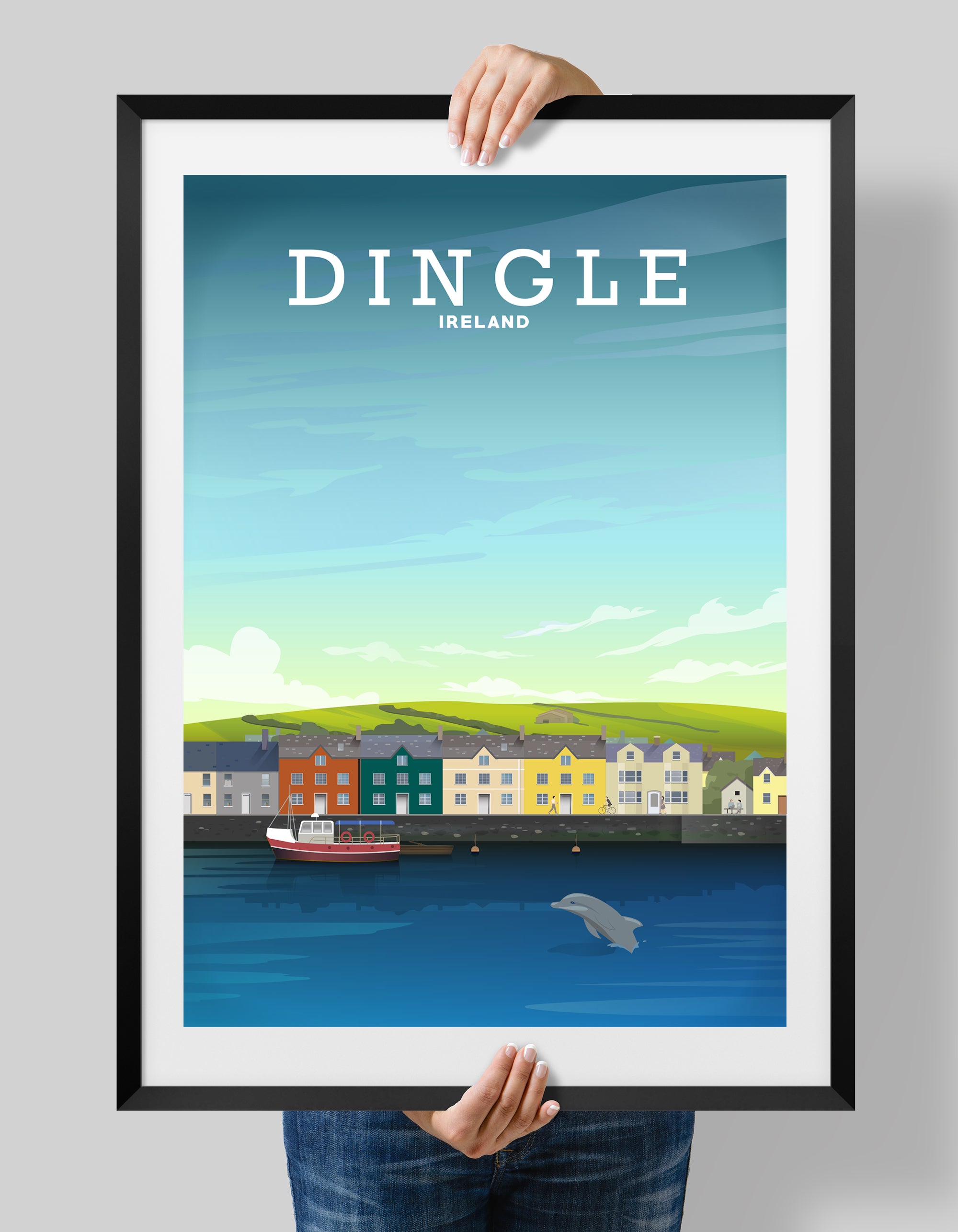 Limited Edition Travel Print: Dingle, Ireland – Hill View Prints