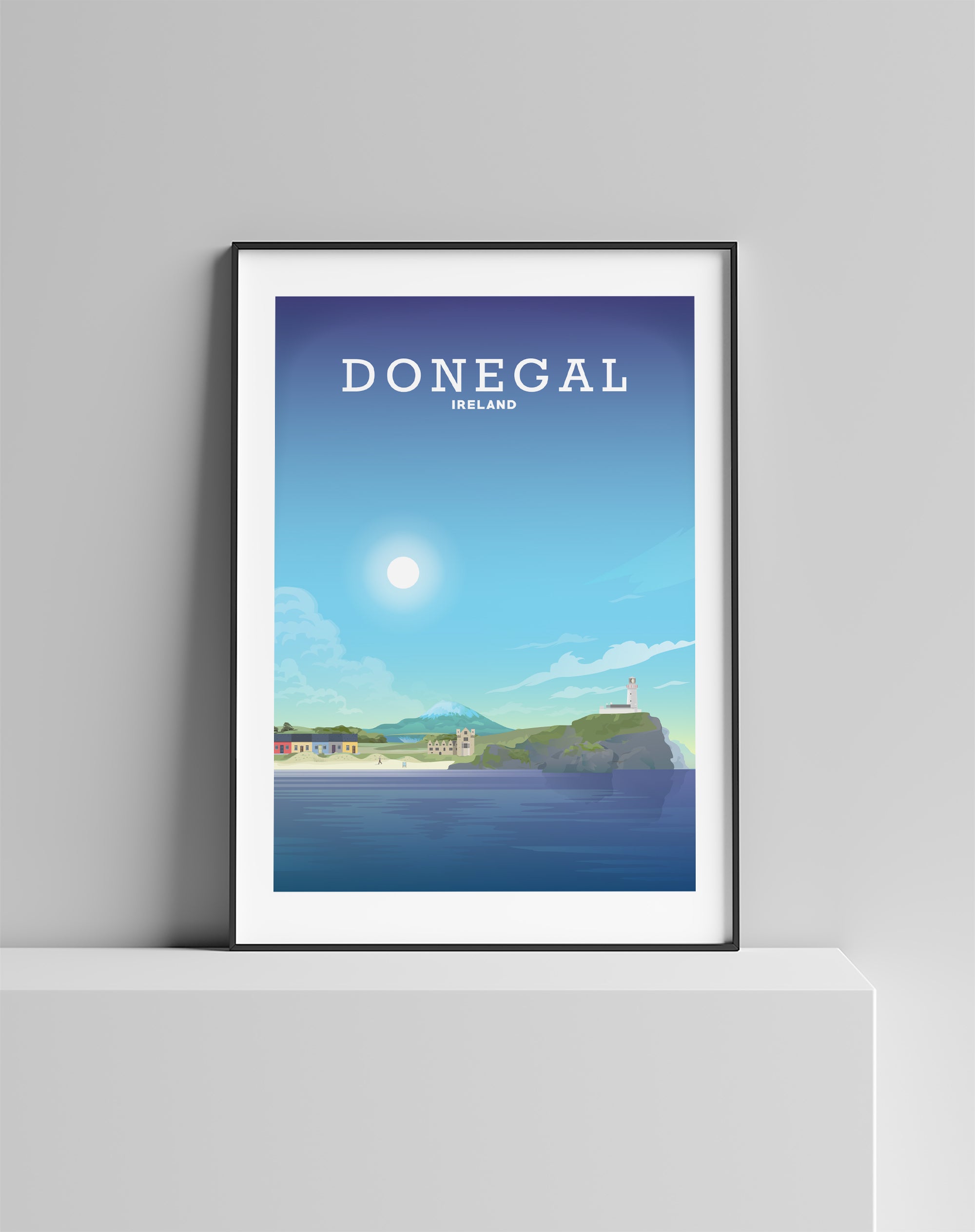 Donegal Print, Donegal Poster, Donegal Art – Hill View Prints