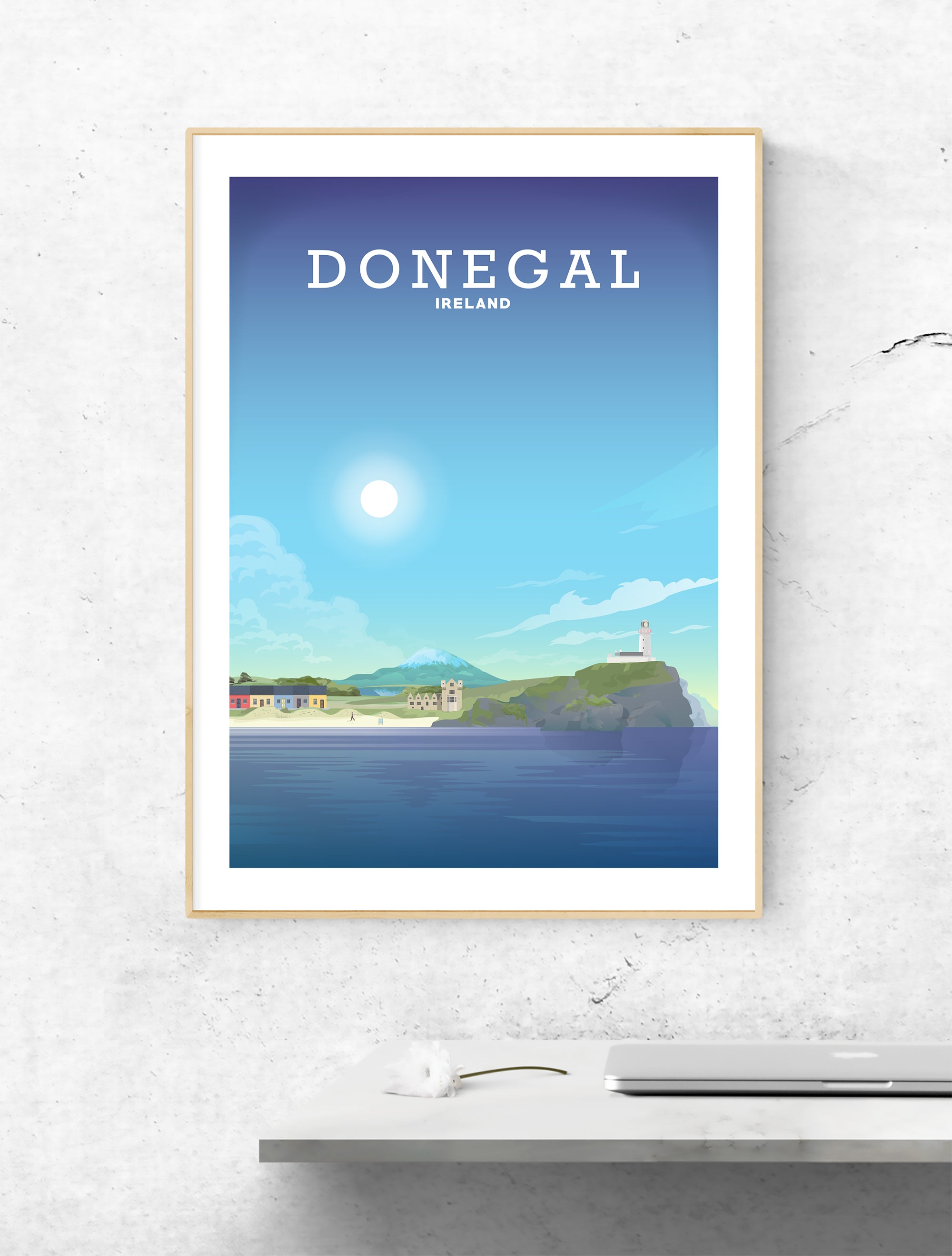 Donegal Print, Donegal Poster, Donegal Art – Hill View Prints