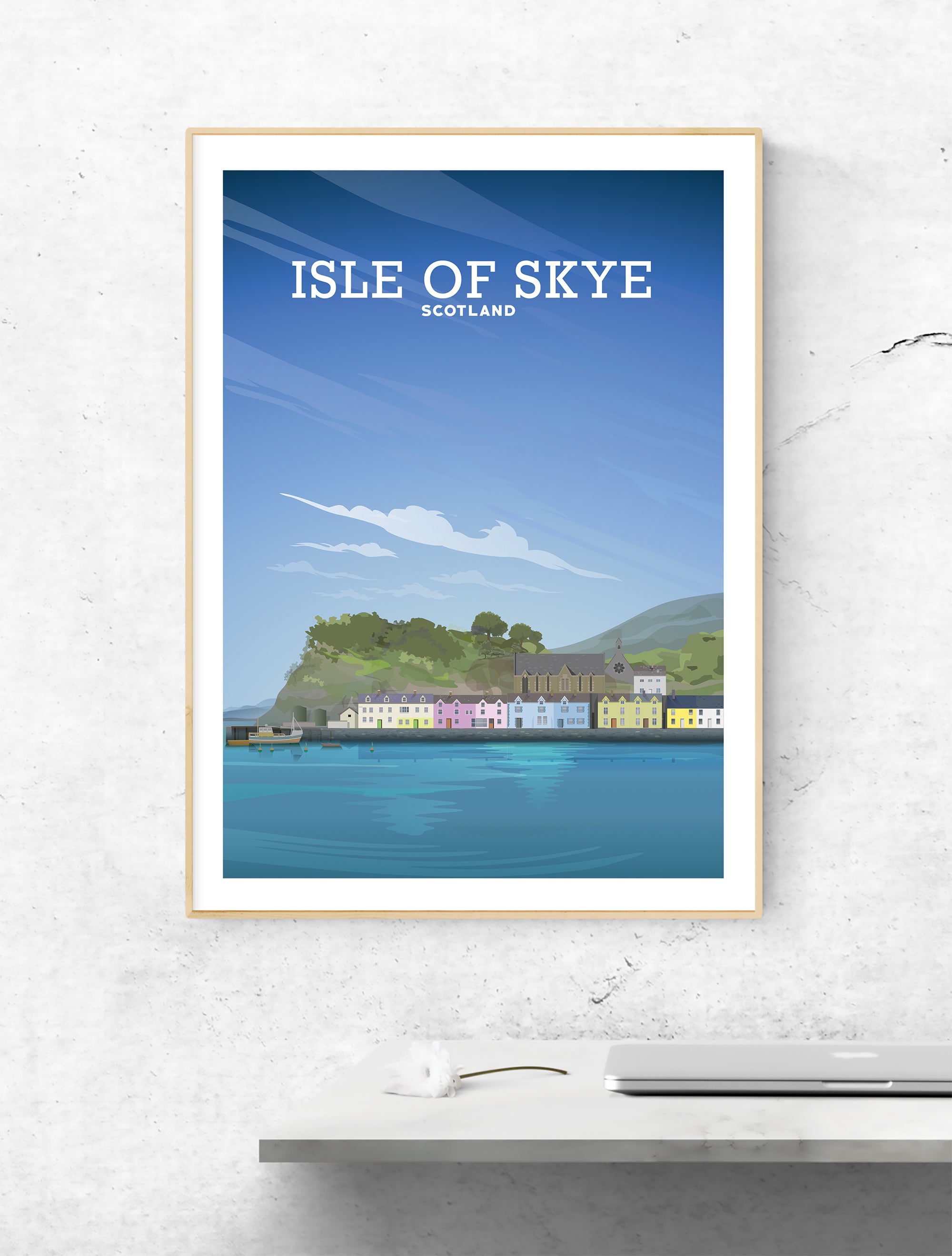 Isle Of Skye Print, Scottish Islands Poster – Hill View Prints