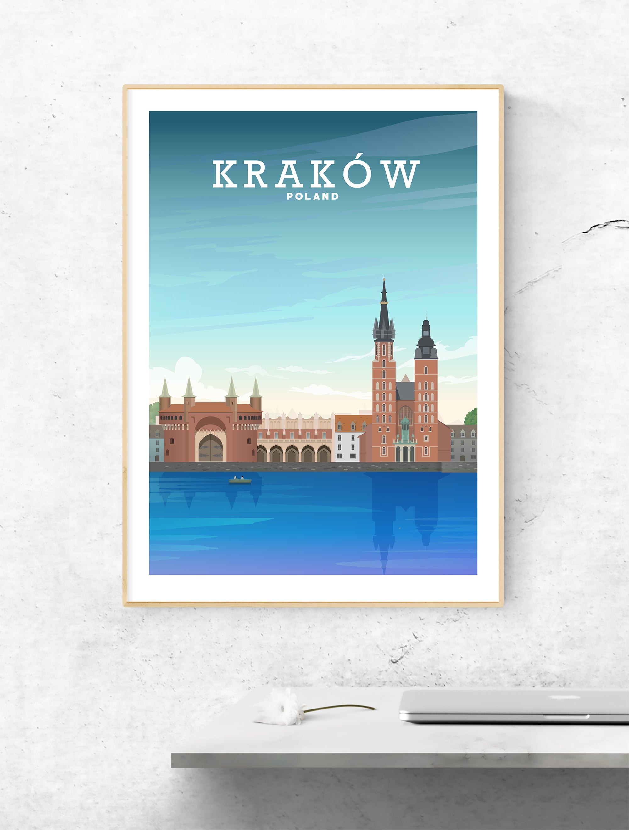 Krakow Poster, Krakow Print, Polish Art – Hill View Prints
