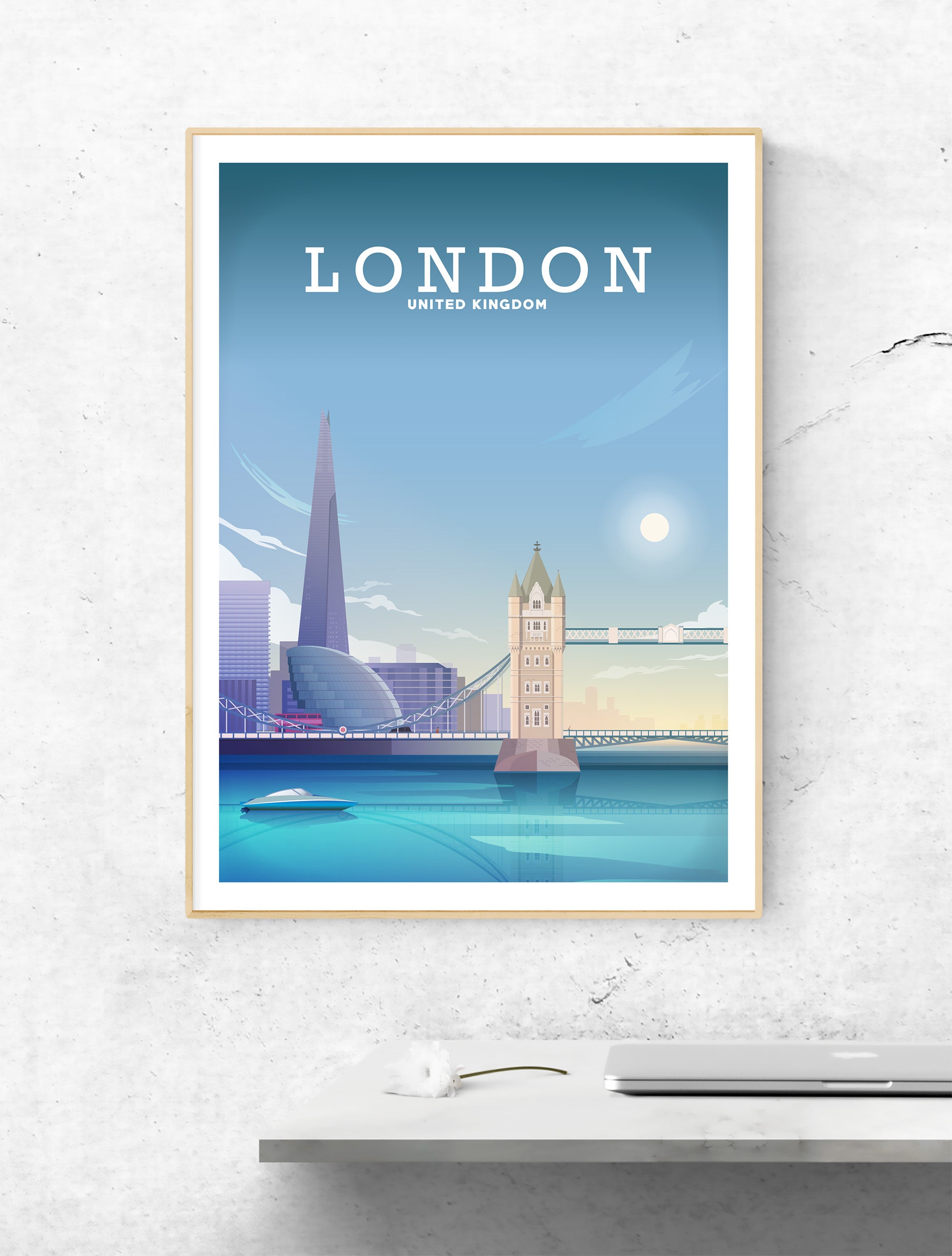 Limited Edition Travel Print: London, England – Hill View Prints