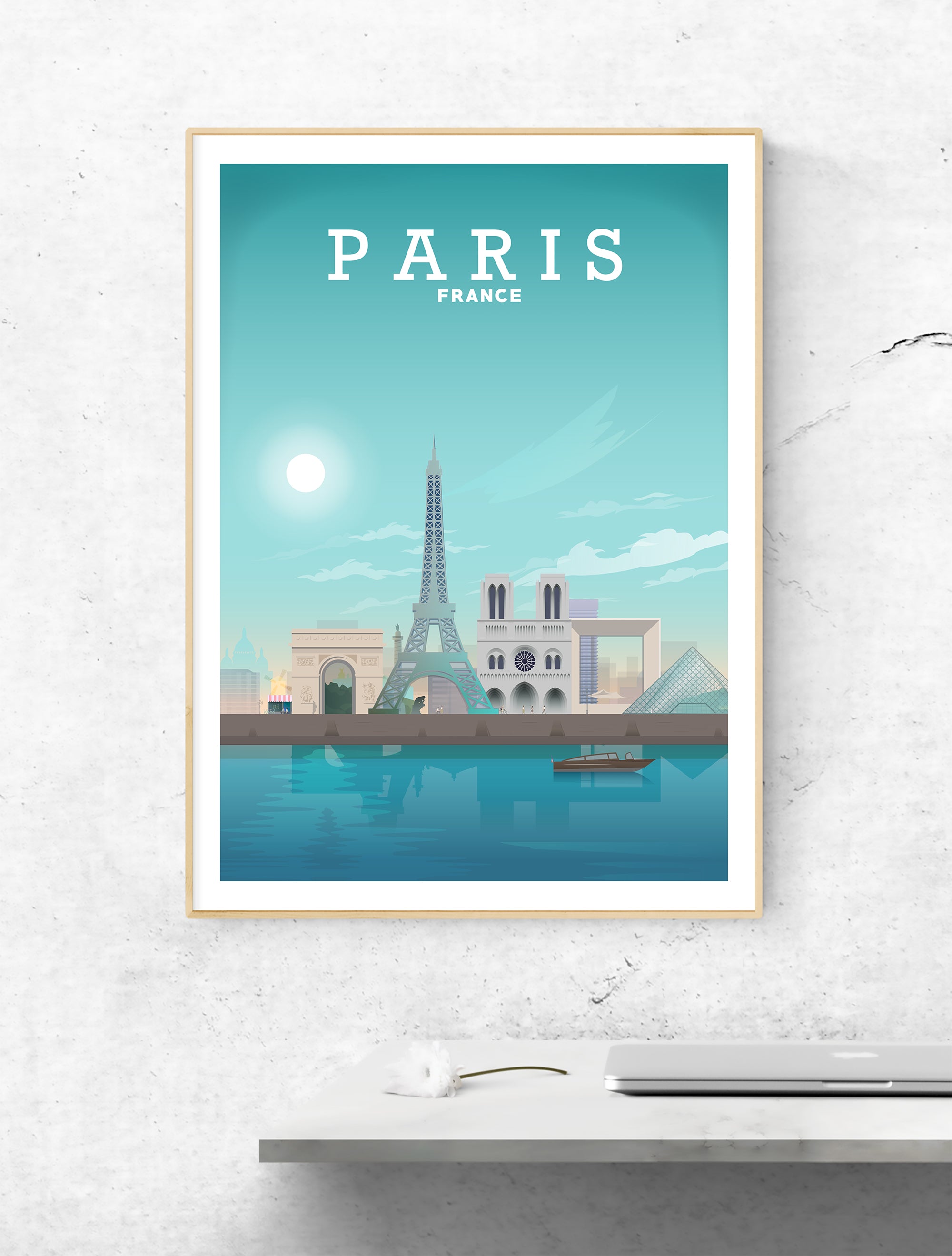 Limited Edition Travel Print: Paris, France – Hill View Prints