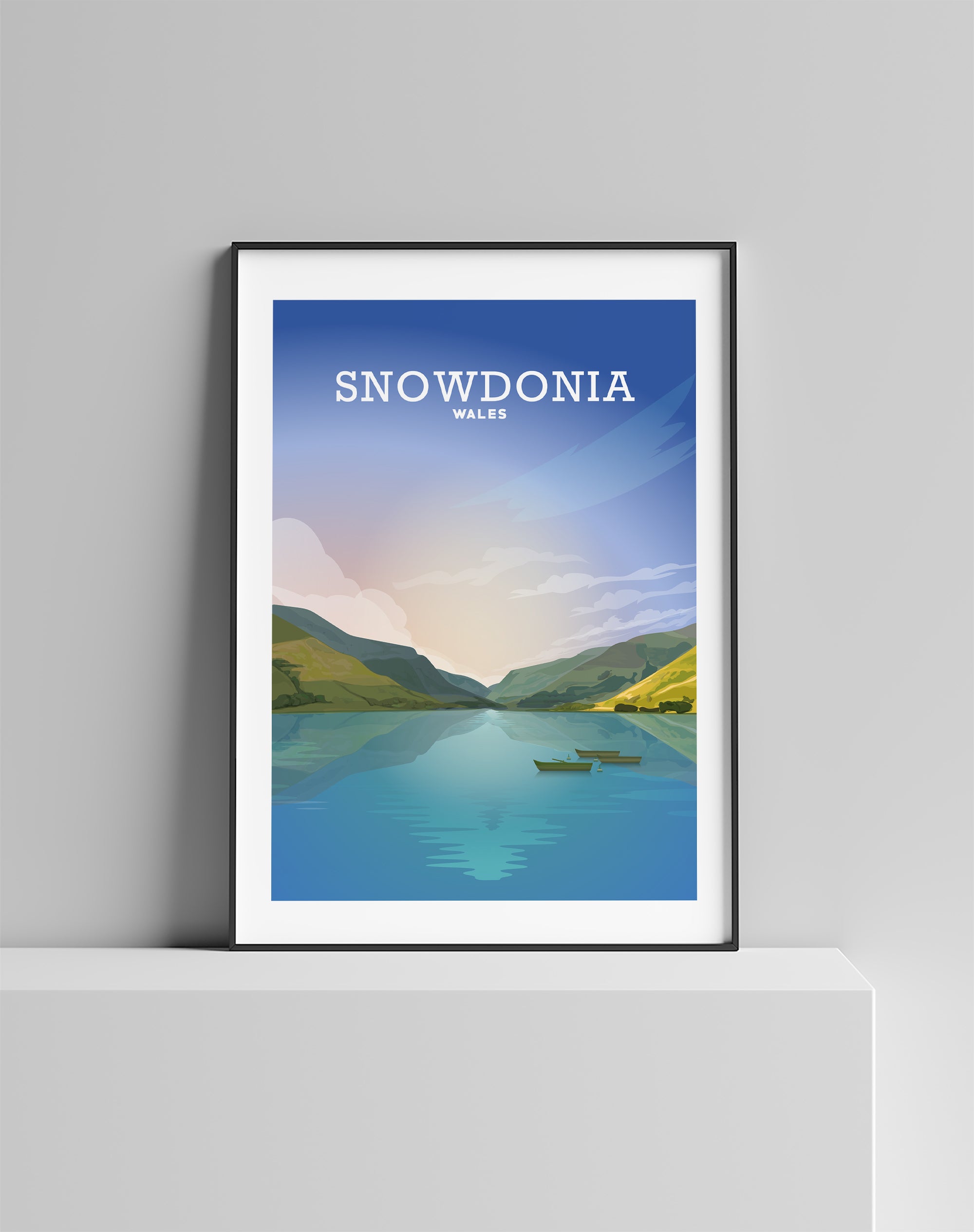 Snowdonia National Park, Snowdonia Wales Print – Hill View Prints