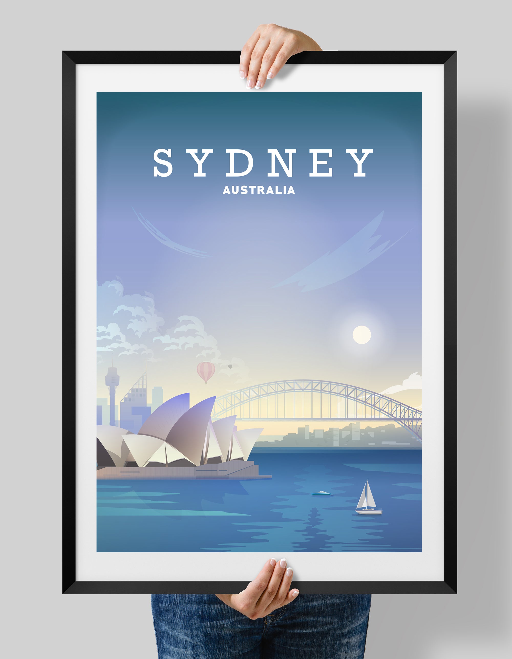 Limited Edition Travel Print: Sydney, Australia – Hill View Prints