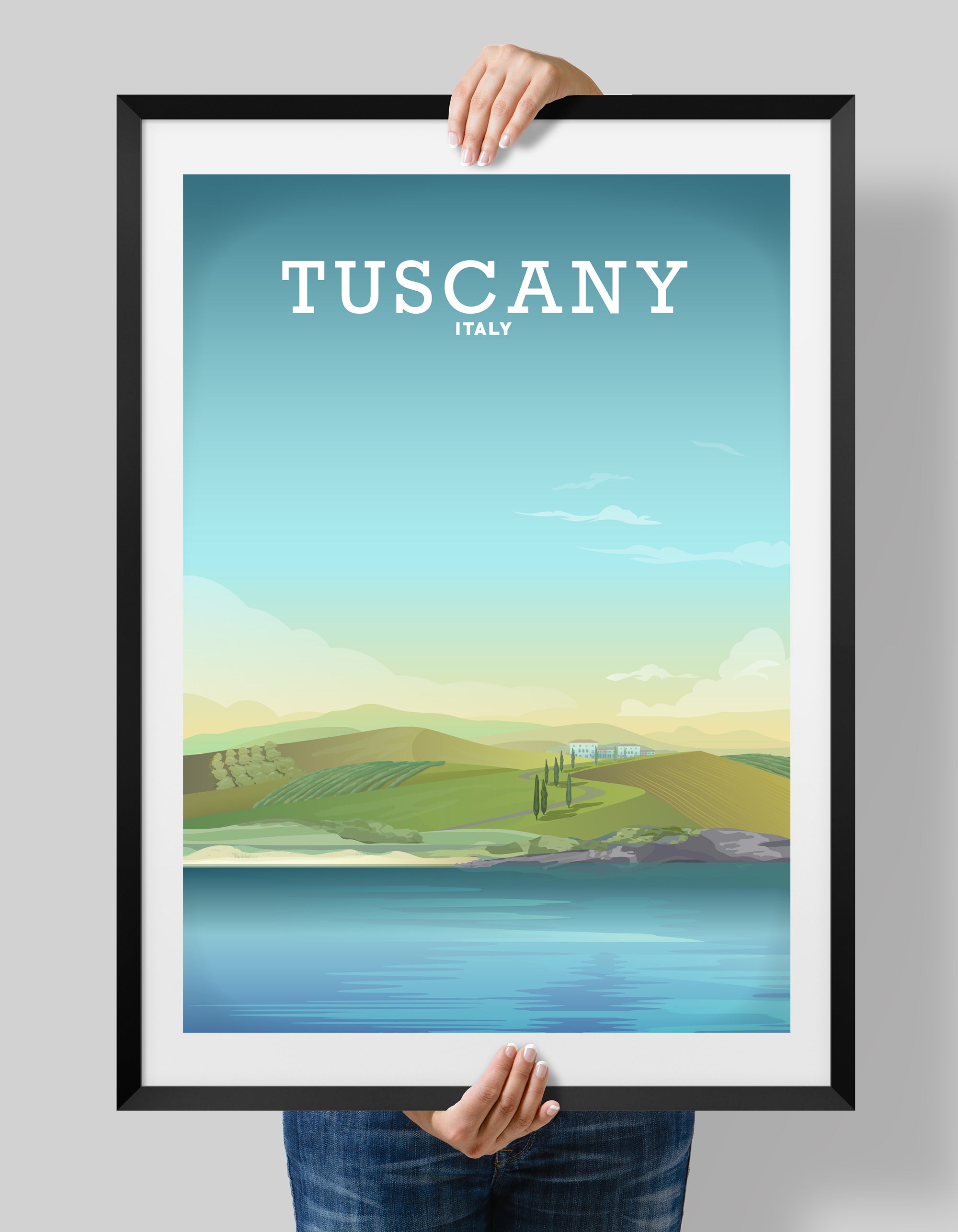 Posters Of Tuscany Italy Italy Tuscany Belvedere House Olive Trees And