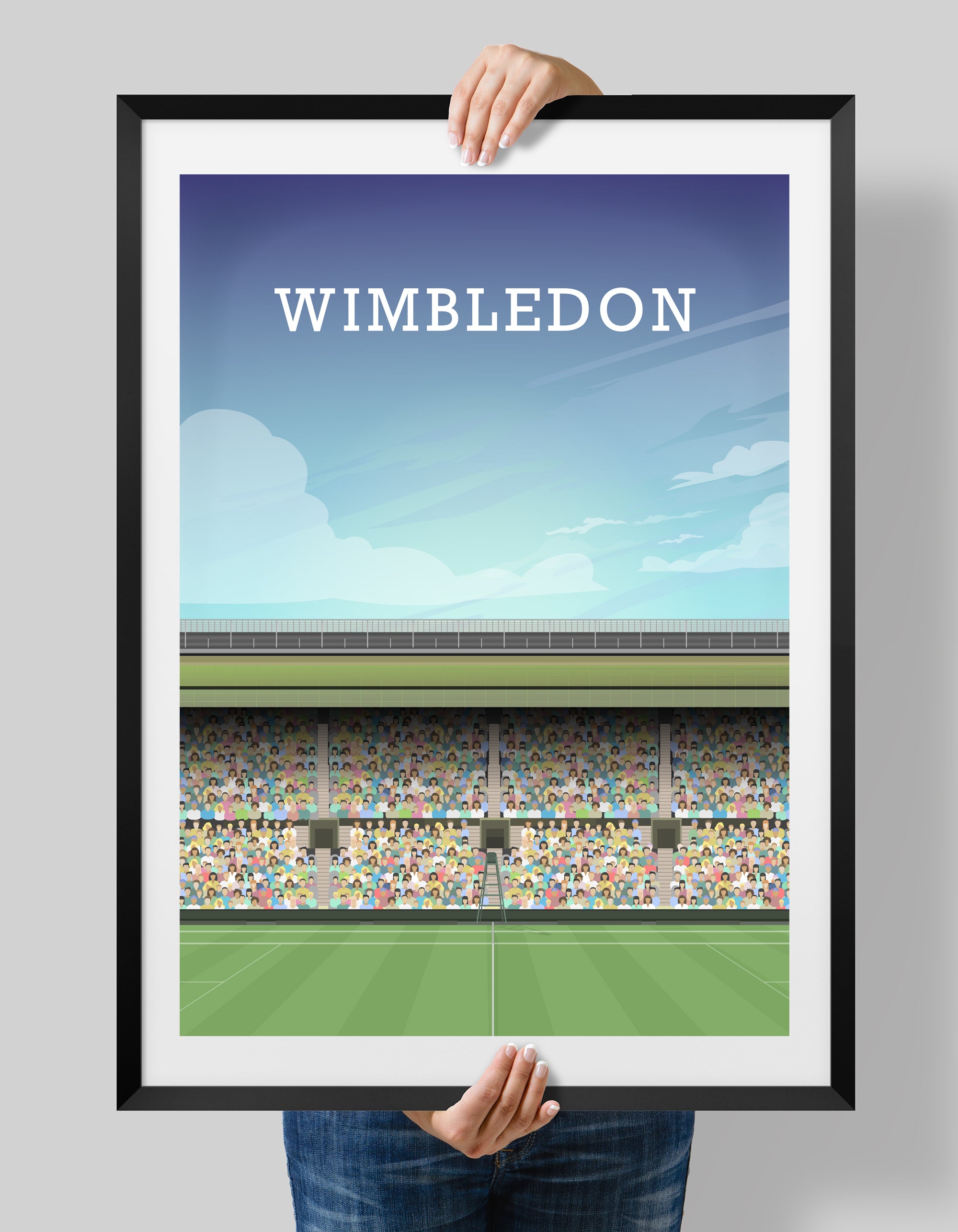 Wimbledon Tennis Print, Wimbledon Poster – Hill View Prints